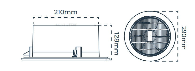 Atom Air Proton 200mm Exhaust Fan