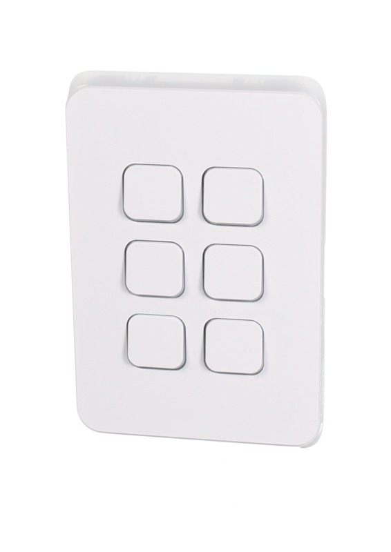 Clipsal Iconic 6 Gang Switch