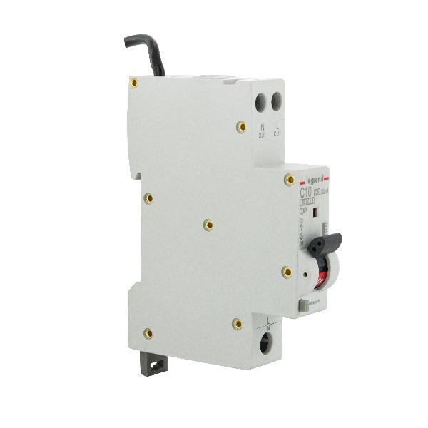 Legrand Single Pole RCBO 1P+N 30MA C Curve