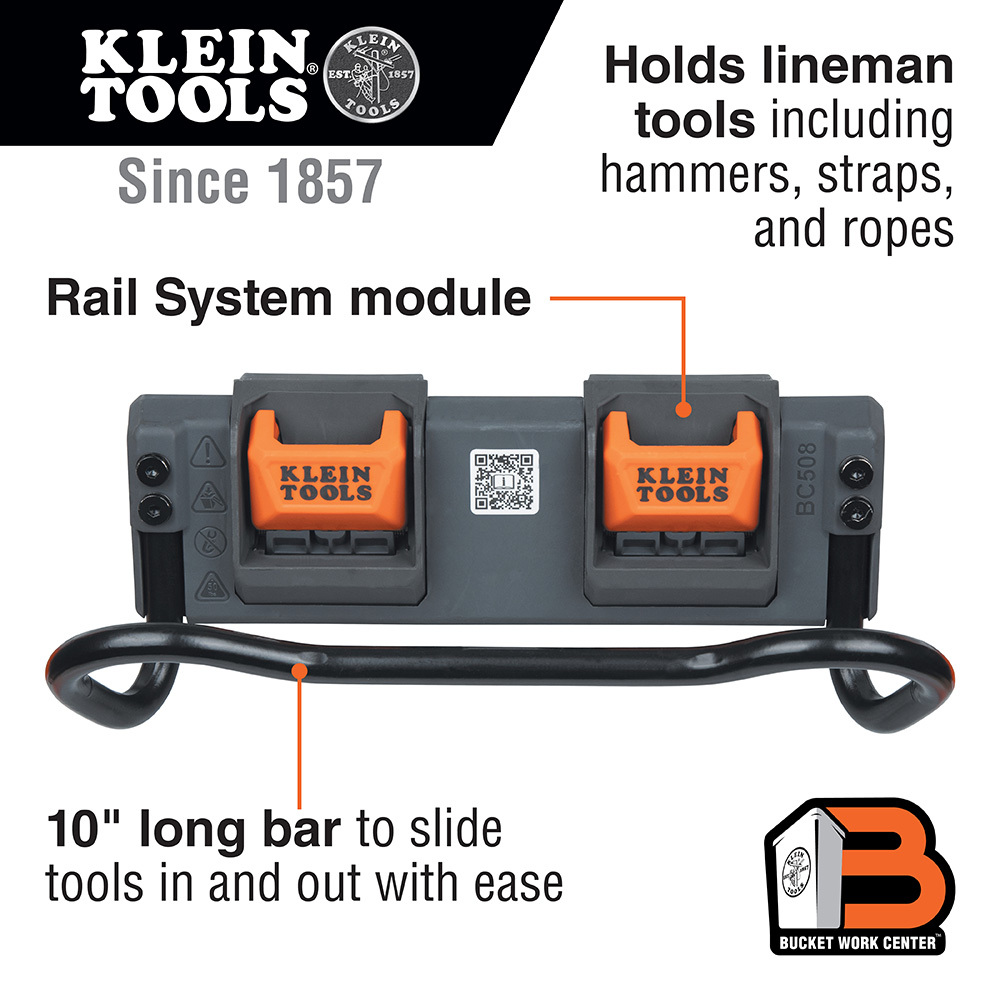 Klein Utility Bar Storage Module, Rail System