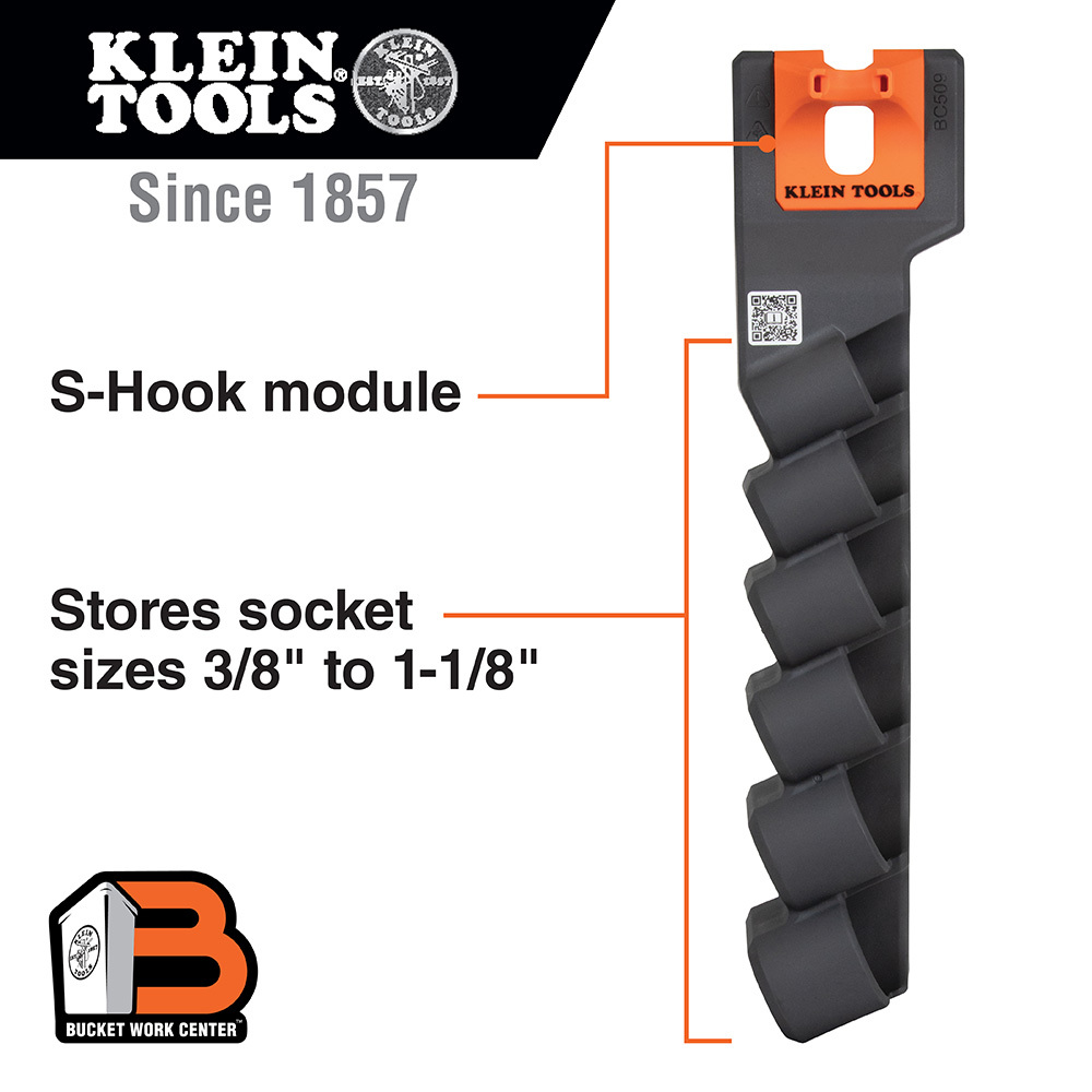 Klein Socket Storage Module, S-Hook