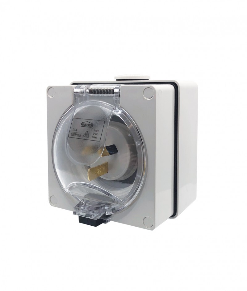 Trader Buffalo 15A 3 Pin IP66 Appliance Inlet