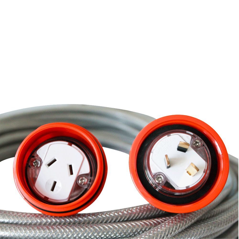 Powersafe 2.5mm² 15A Braided Cable 2C+E Extension Lead