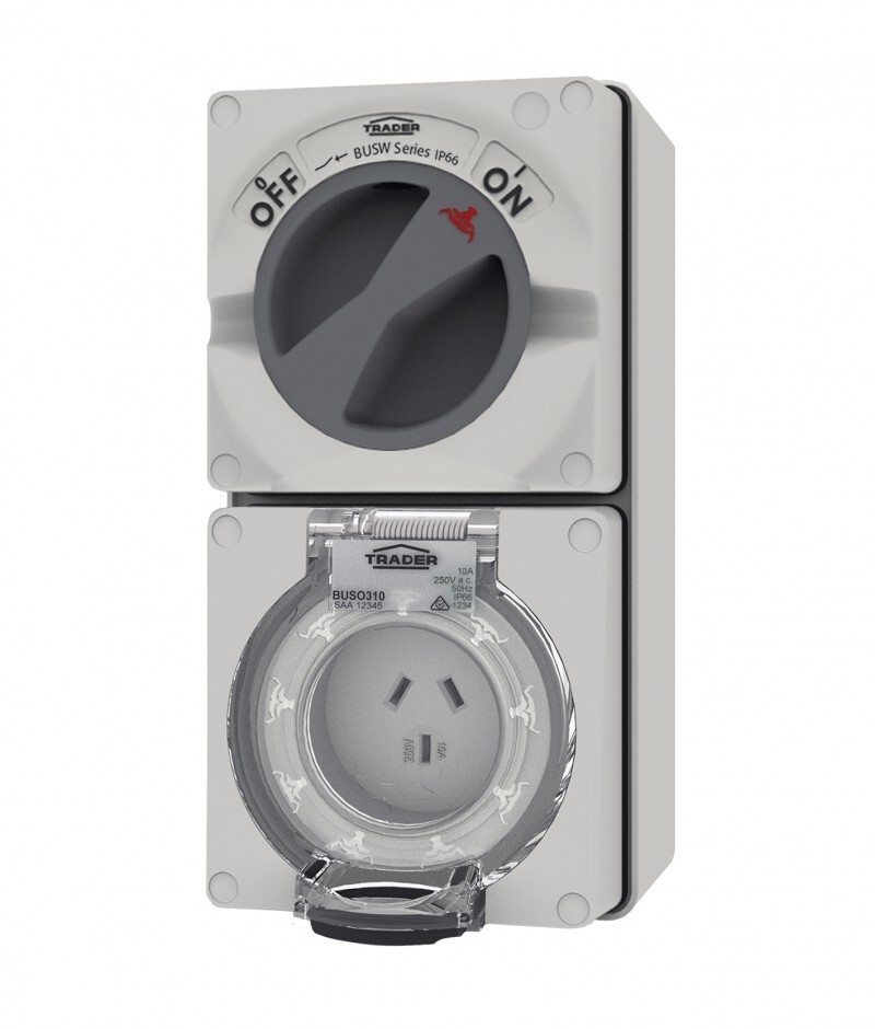 Trader Buffalo ISO IP66 Switched Outlet