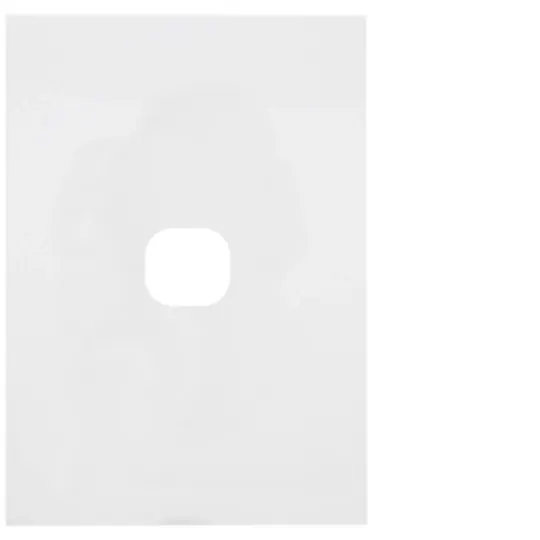Hager Finesse Switch Plate & Grid Hybrid Matt White